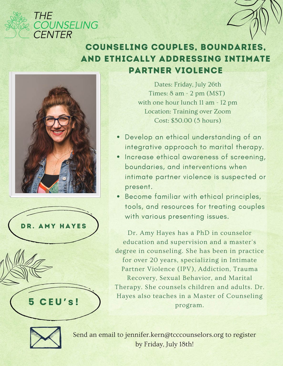 Counseling Training Events | Continuing Education | Boise